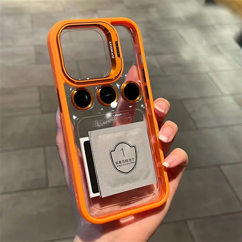 New Exclusive Transparent Case With Lens Protection Pack