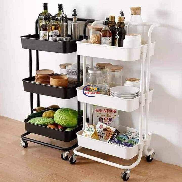 Foldable 3 Tier kitchen trolley Buy Now