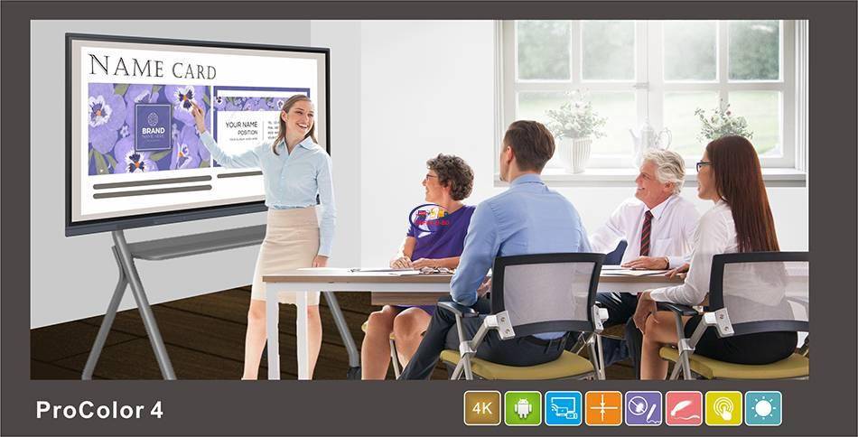 BOXLIGHT Flat Panel 654U 65"|ProColor 4K Interactive Display