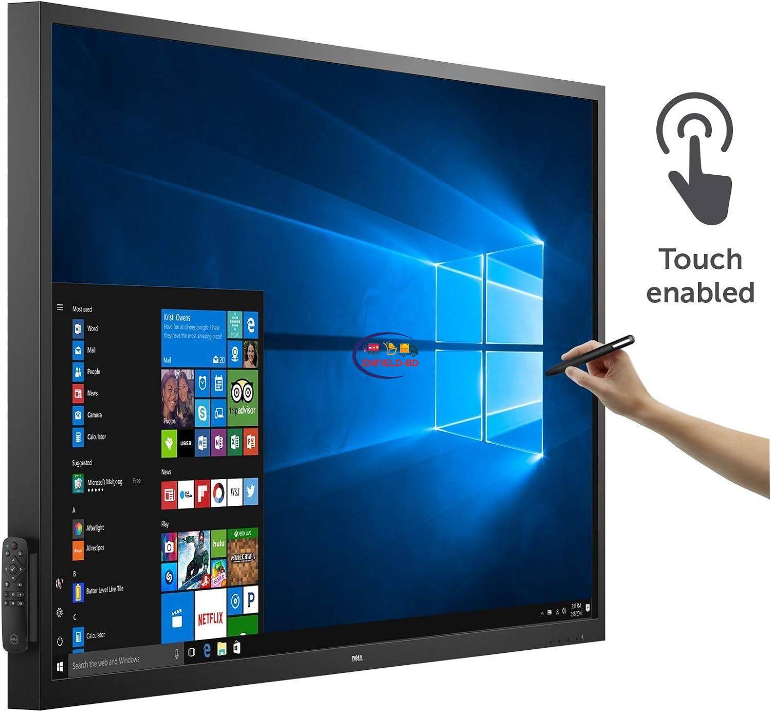 Dell Monitor C7017T 70 Inch |Black Interactive Touch Display