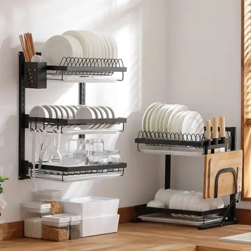 Premium 3 Tier Kitchen Rack Commercial Stainless Steel Plate