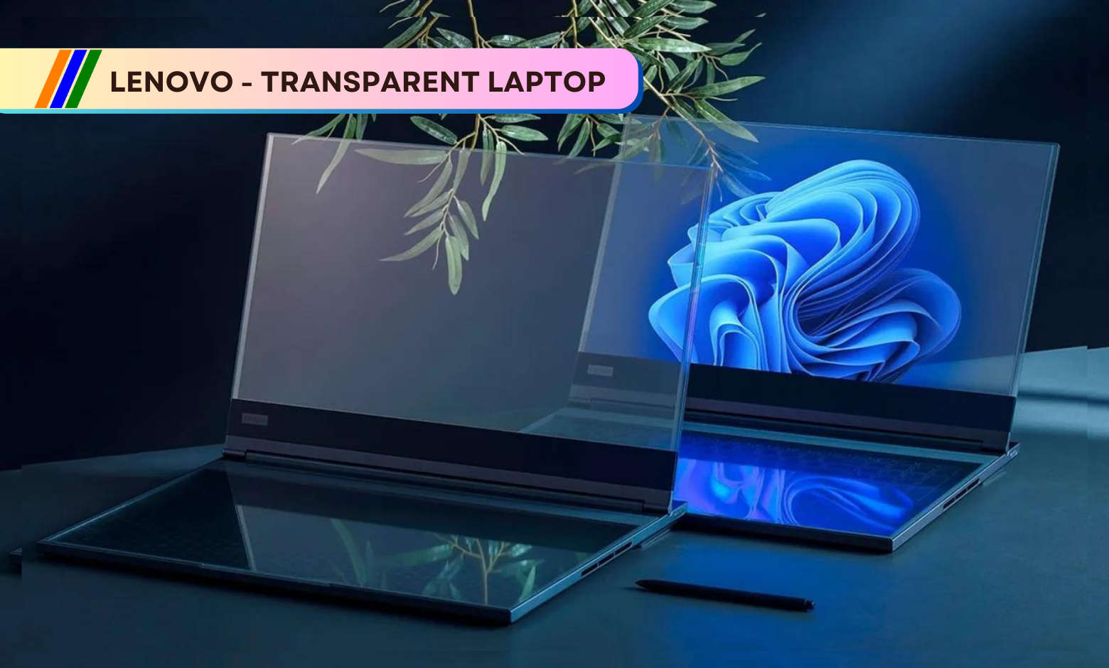 Lenovo Unveils The First Transparent Laptop At MWC 2024: Key Details - BHARAT DETAILS