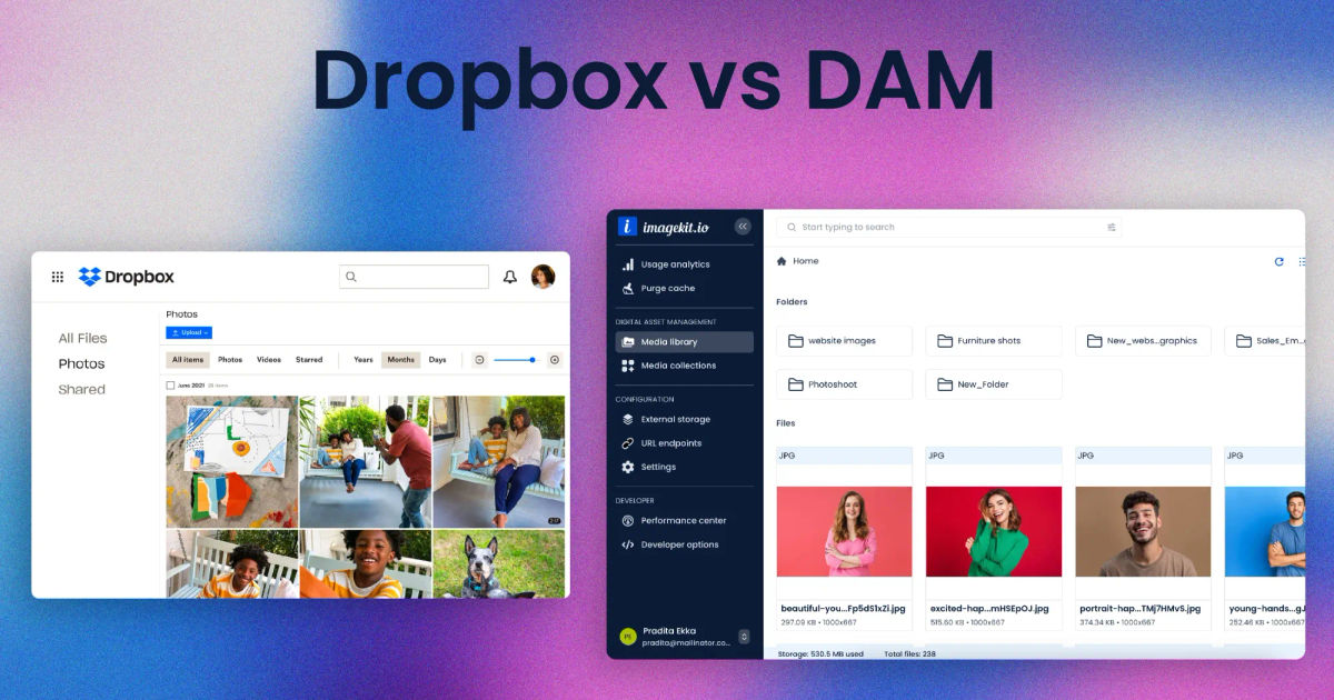 Dropbox Vs. DAM: Which Is The Right Tool For Digital Asset Management