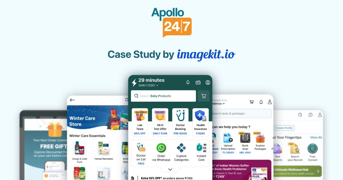 How ImageKit helped Apollo 24|7 achieve 50% cost savings