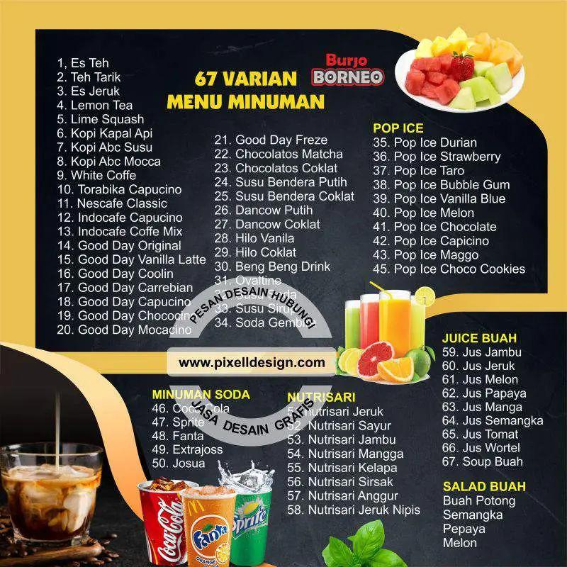 BURJO BORNEO - Desain Iklan Instagram