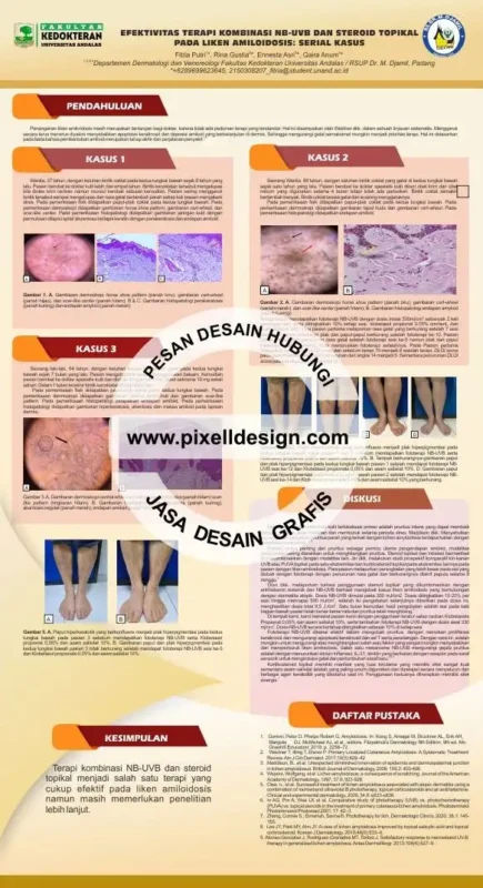 Contoh Poster Penelitian Ilmiah Lengkap, Desain Menarik