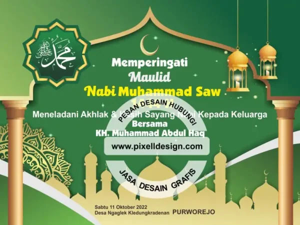 Contoh Banner Spanduk Masjid dan Pengajian