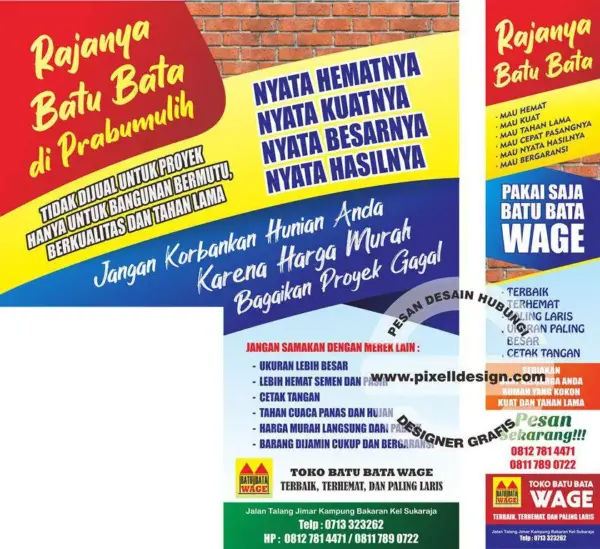 Contoh Banner Spanduk Toko yang Menarik