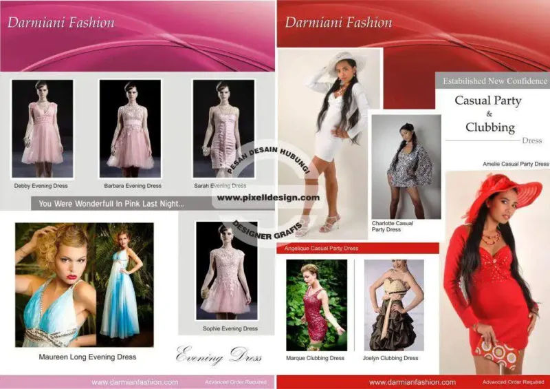 Contoh Katalog Iklan Fashion Baju Cantik Menarik