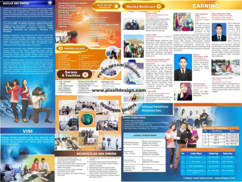 Contoh Brosur / Flyer / Leaflet, Desain Paling Menarik