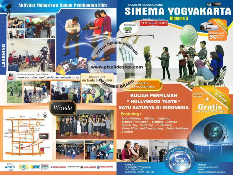 Contoh Brosur Penerimaan Mahasiswa Baru
