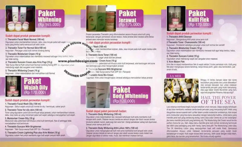 Contoh Katalog Iklan Kosmetik yang Cantik