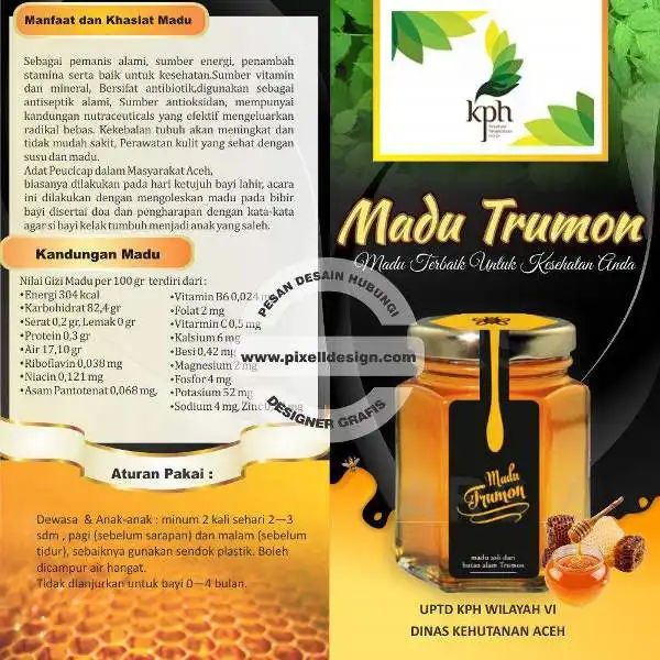 Contoh Kemasan dan Label Madu yang Bagus