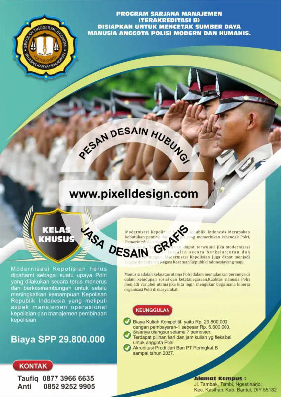 Contoh Brosur Penerimaan Mahasiswa Baru