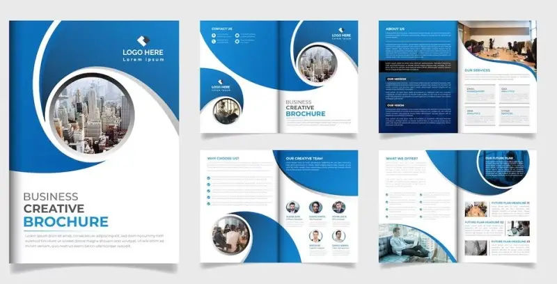Contoh Desain Company Profile Sederhana Minimalis