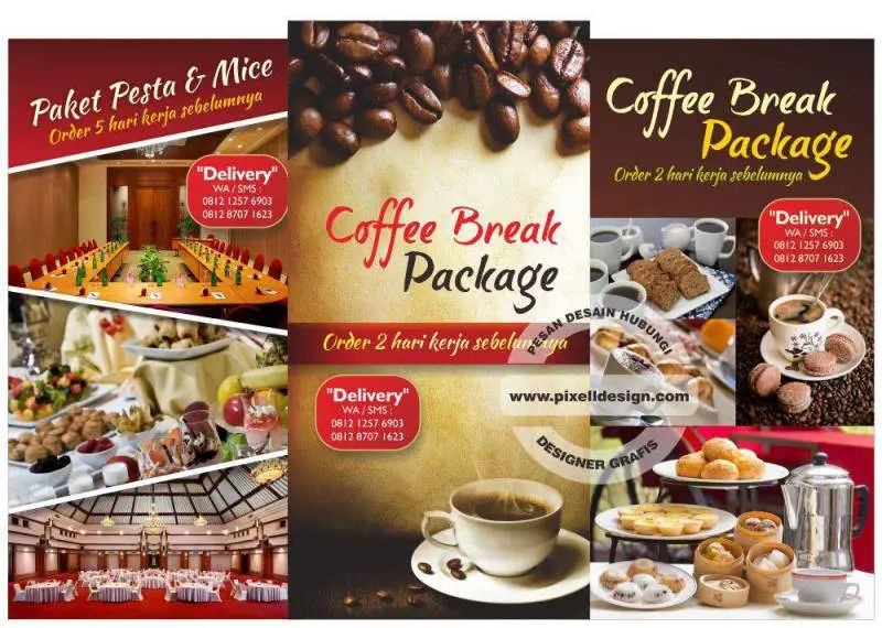 Desain Grafis Untuk Cafe / Resto dan Contohnya