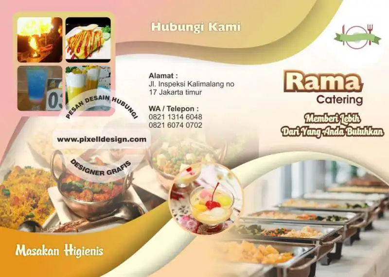 Contoh Brosur Iklan Catering Tampilan Menarik