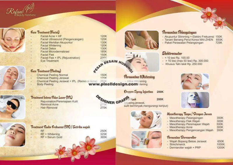 Contoh Iklan Spa, Skincare Kecantikan dan Salon