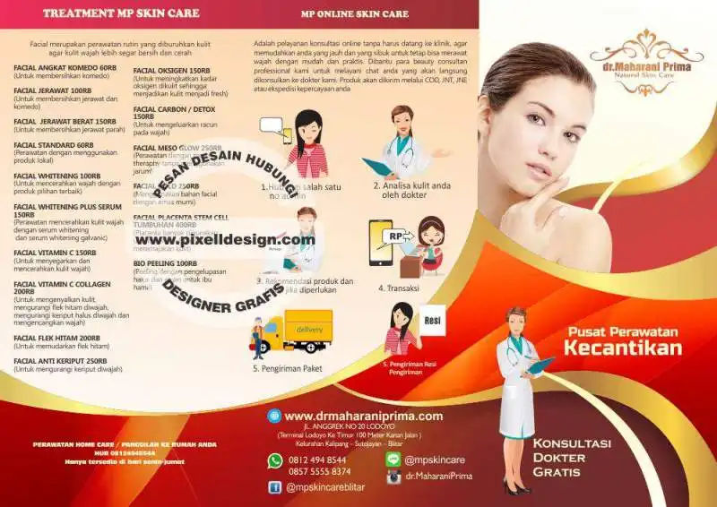 Contoh Iklan Spa, Skincare Kecantikan dan Salon