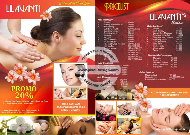 Contoh Iklan Spa, Skincare Kecantikan dan Salon