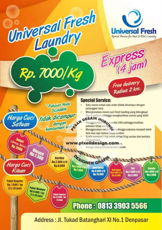 Contoh Brosur / Flyer / Leaflet, Desain Paling Menarik