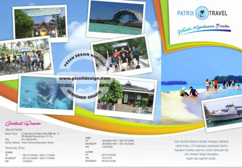 Contoh Brosur Travel Agent Wisata Menarik