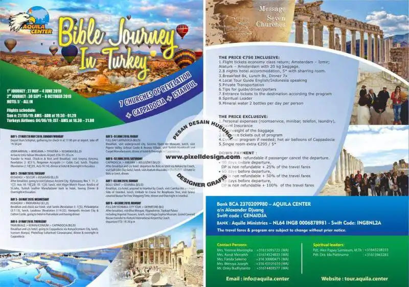 Contoh Brosur Travel Agent Wisata Menarik