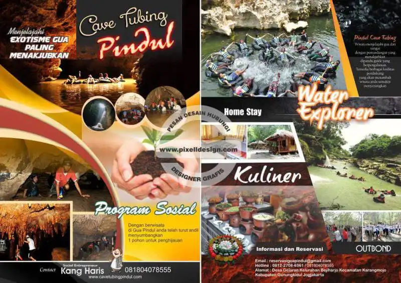 Contoh Brosur Travel Agent Wisata Menarik