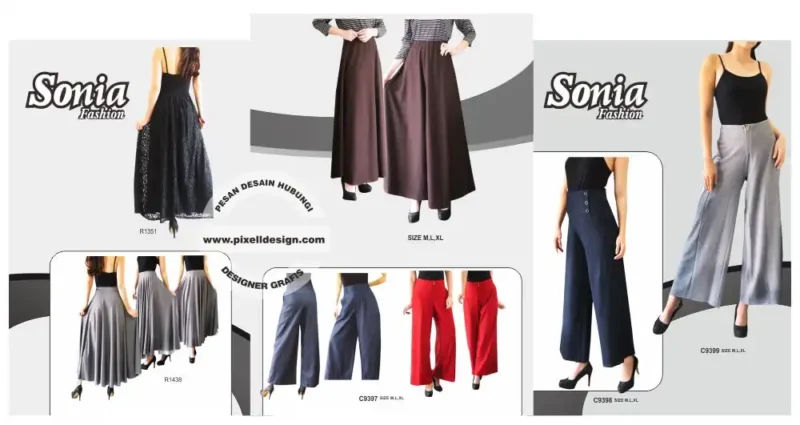 Contoh Katalog Iklan Fashion Baju Cantik Menarik