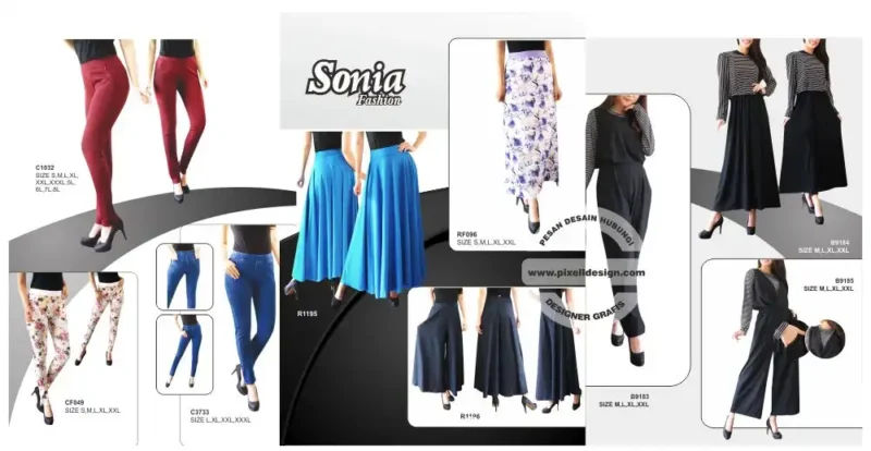 Contoh Katalog Iklan Fashion Baju Cantik Menarik