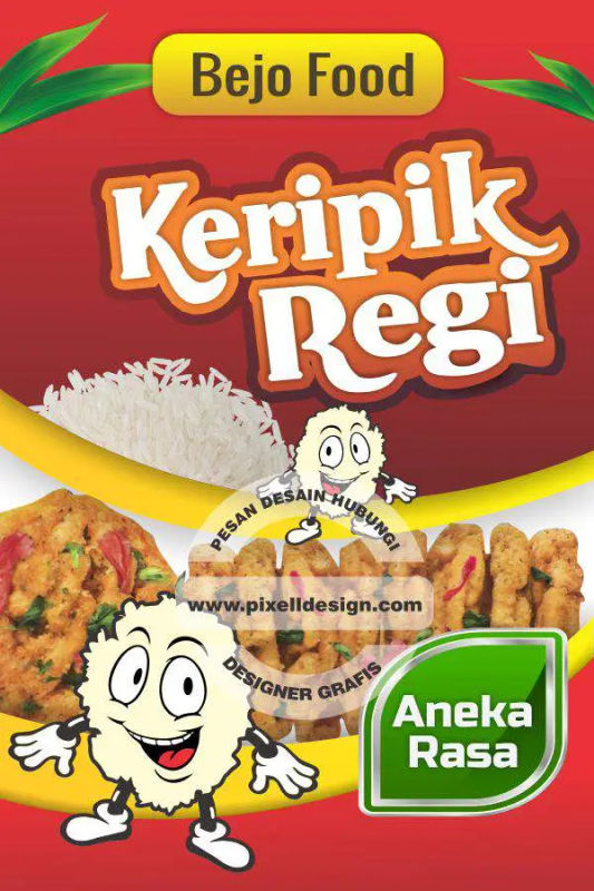 Contoh Desain Kemasan / Label Produk Makanan