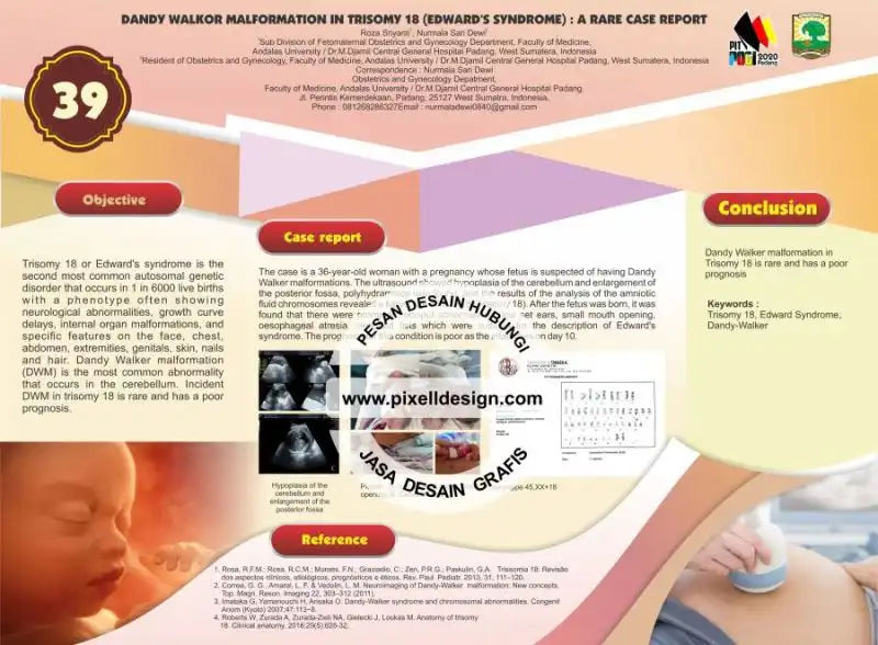 Contoh Poster Penelitian Ilmiah Lengkap, Desain Menarik