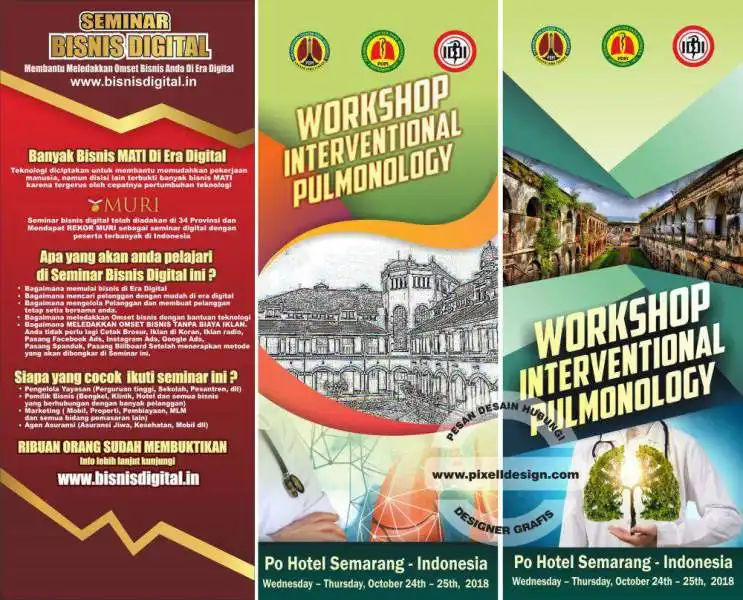 Contoh Banner / Spanduk Seminar yang Creative