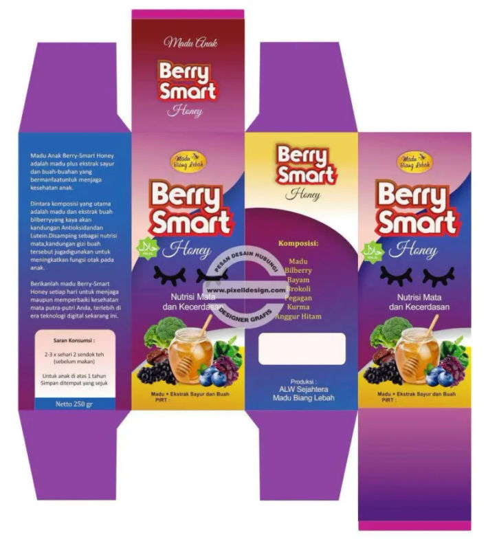 Contoh Kemasan dan Label Madu yang Bagus