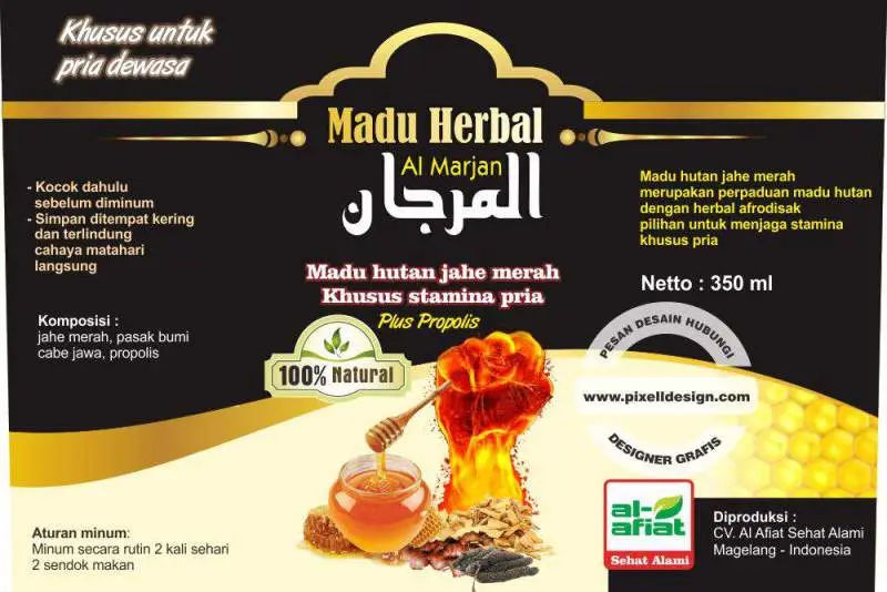 Contoh Kemasan dan Label Madu yang Bagus