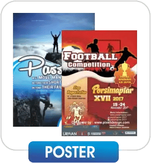 Contoh Desain Poster Sesuai Jenisnya