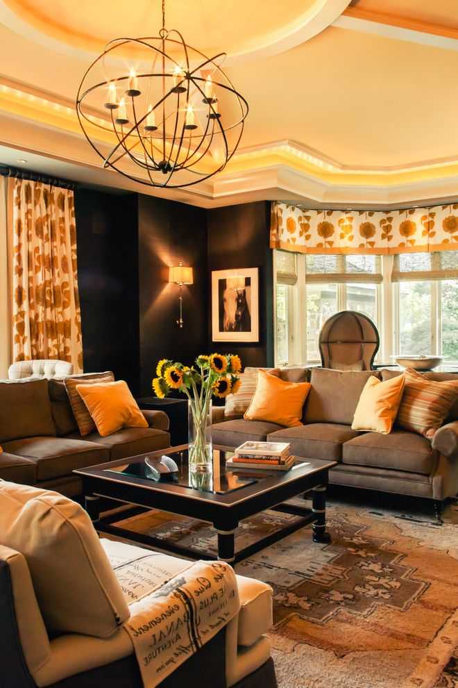 Contemporary European Living Room Decor And Lighting Ideas #8297 ...