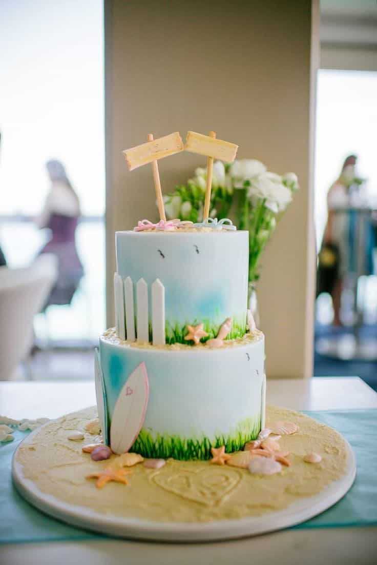 Wedding: Ideas of Scrumptious Seaside Wedding Cakes (#6 of 13 Photos)