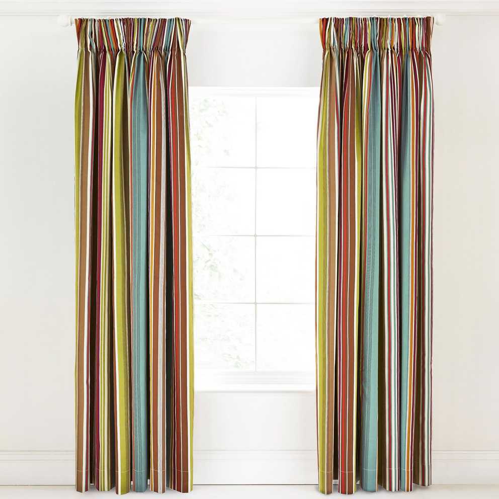 15 Collection of Multi Coloured Striped Curtains | Curtain Ideas
