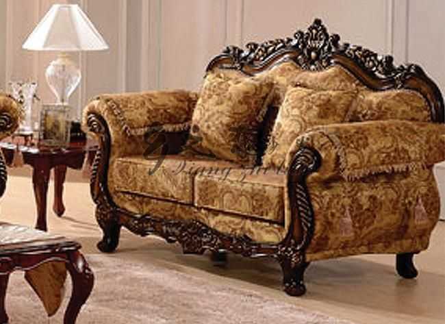 Sofa: Carved Wood Sofas (#16 of 20 Photos)