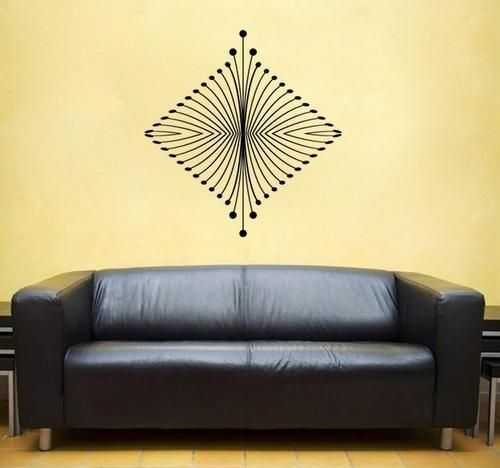 Wall Art: Art Deco Wall Decals (#9 of 20 Photos)