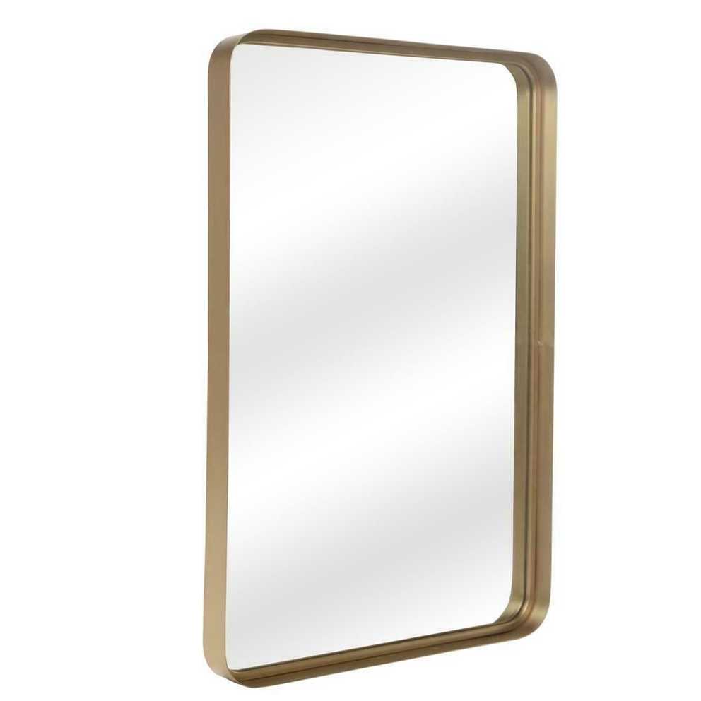 Mirror: Dark Gold Rectangular Wall Mirrors (#9 of 15 Photos)
