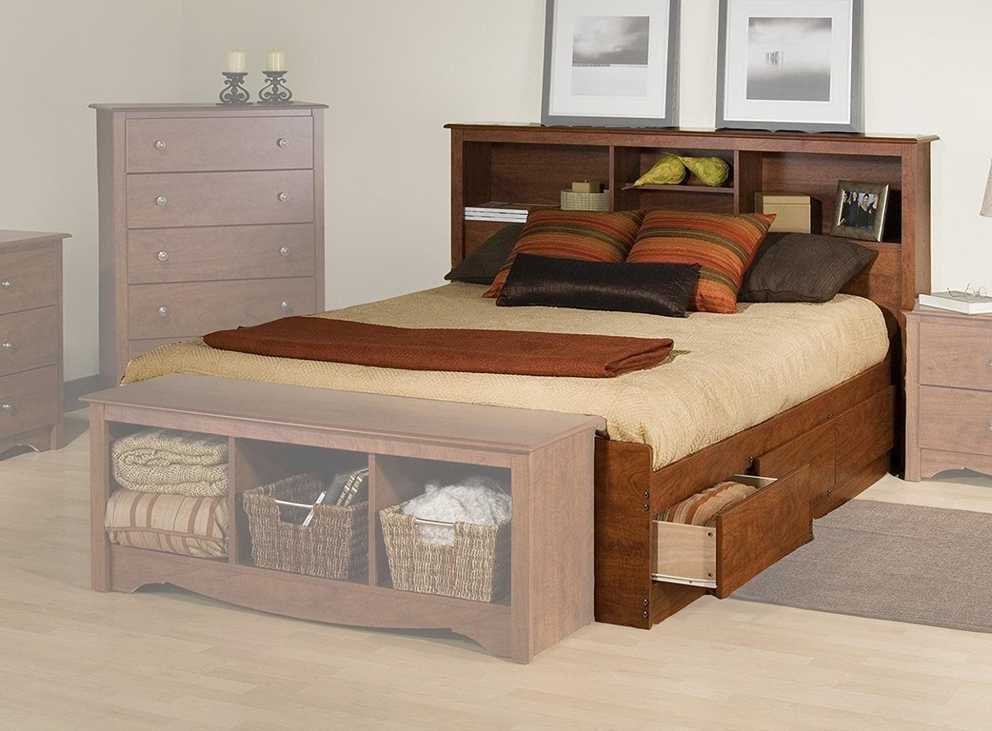 Photos of Storage Bed With Bookcases Headboard (Showing 2 of 15 Photos)