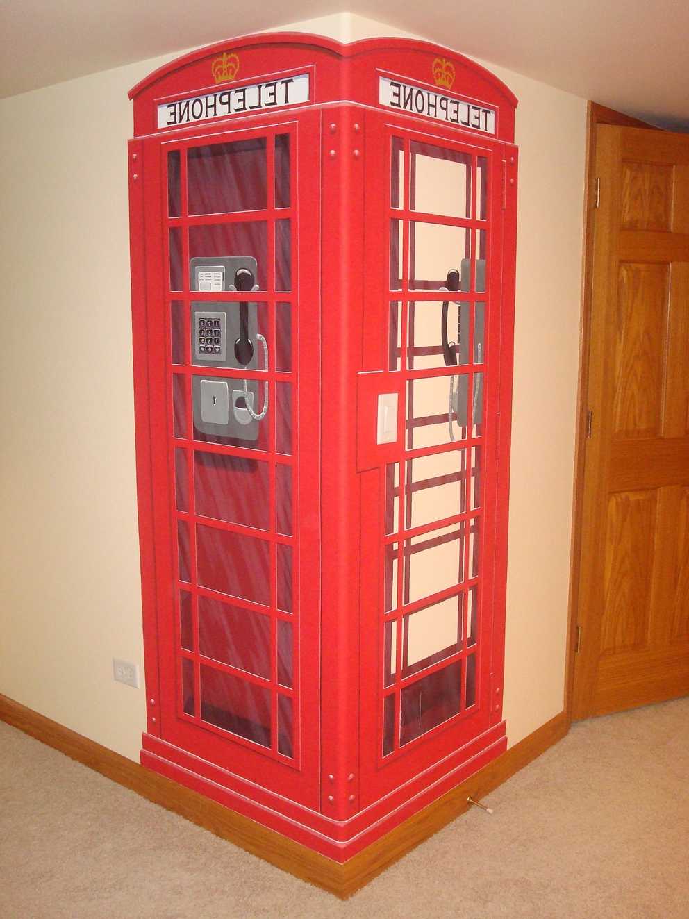 Gallery of Telephone Box Wardrobes (View 4 of 15 Photos)