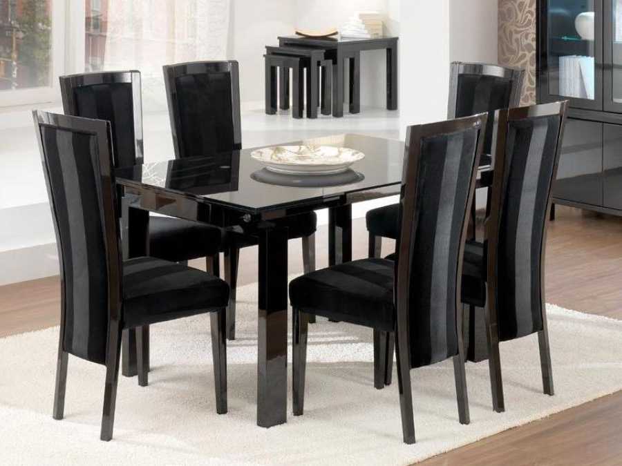 Explore Photos of Black Extendable Dining Tables Sets (Showing 19 of 20 ...