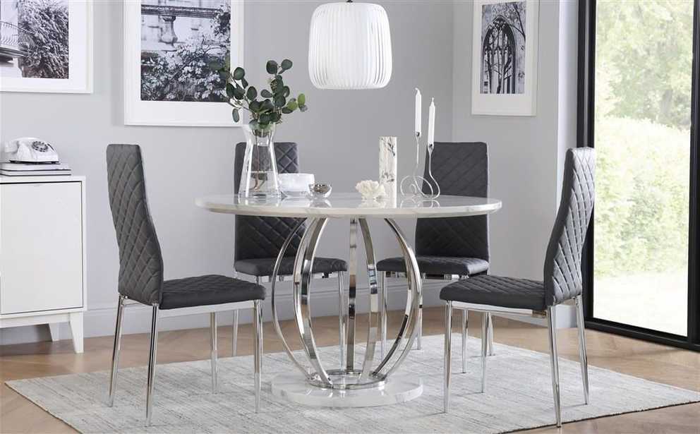 20 Photos Chrome Dining Room Sets