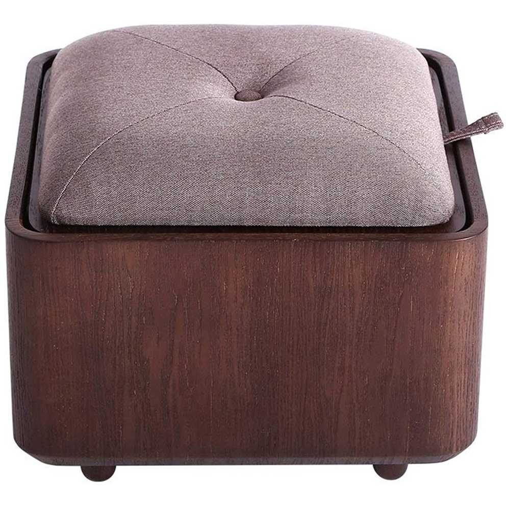 Top 10 of Black and Ivory Solid Cube Pouf Ottomans