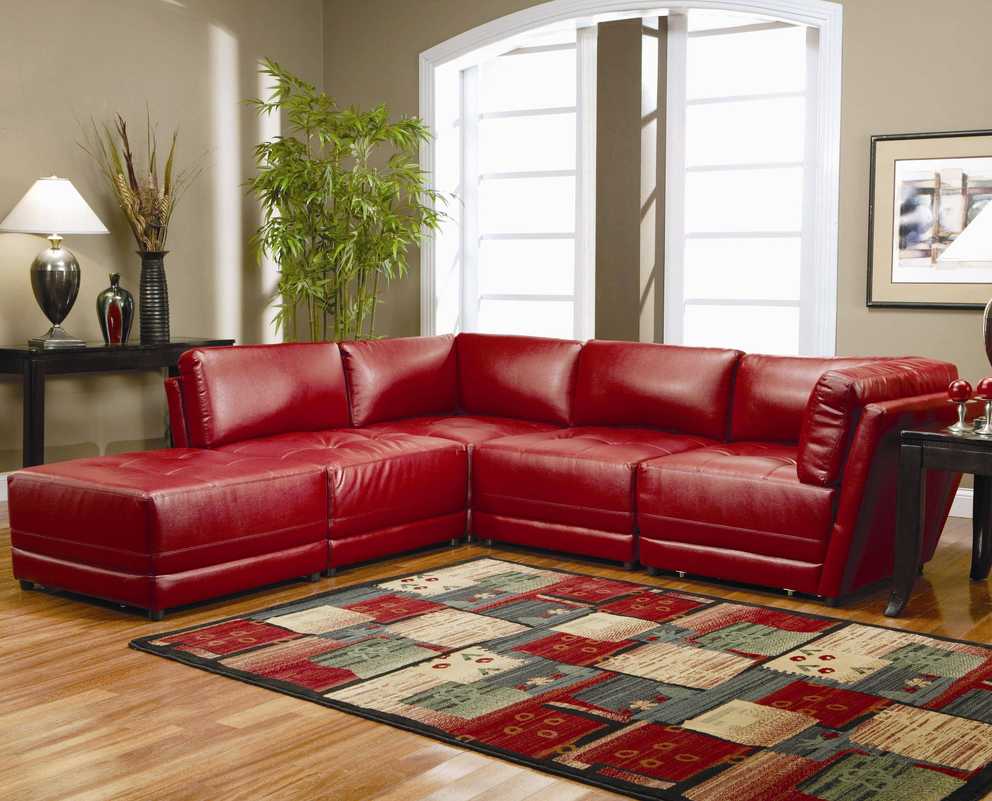 View Gallery of Dark Red Leather Couches (Showing 7 of 15 Photos)