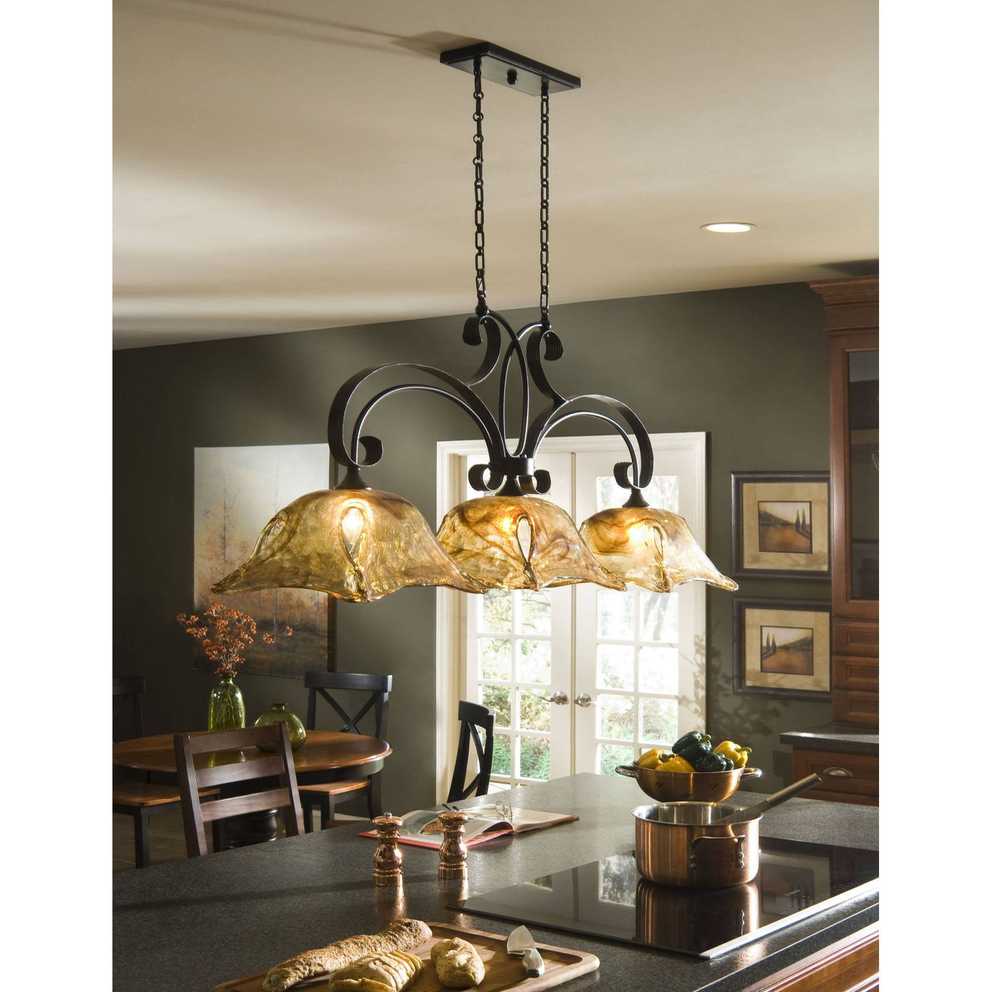 Showing Gallery of Wrought Iron Kitchen Lighting (View 2 of 15 Photos)