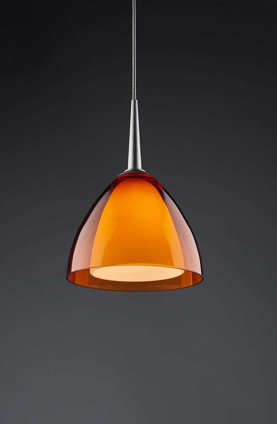 15 Photos Orange Glass Pendant Lights